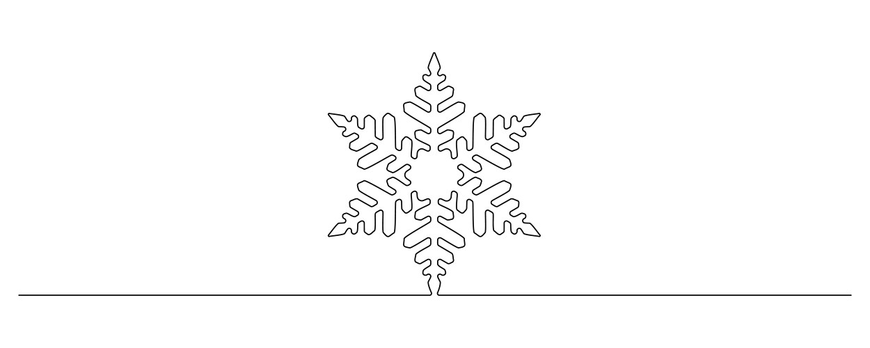 Snowflake Line Art Vector Images (over 21,000)