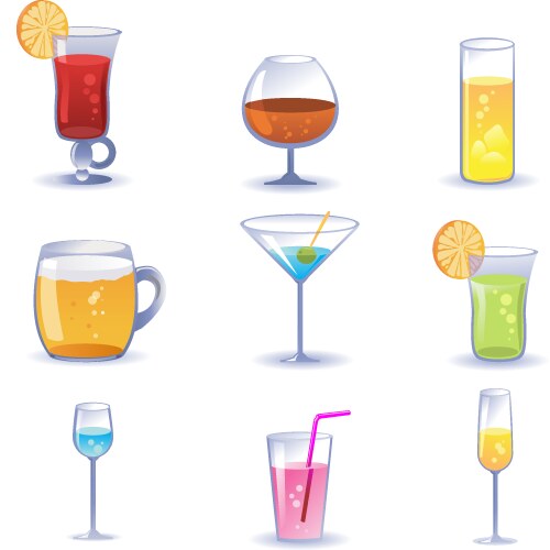 Drinks Royalty Free Vector Image - VectorStock