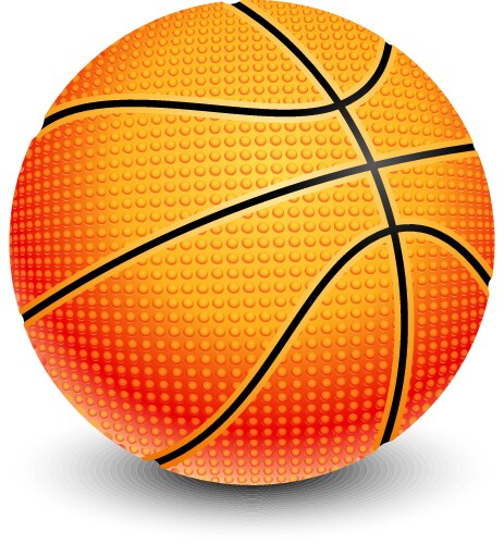 Basketball ball isolated design Royalty Free Vector Image