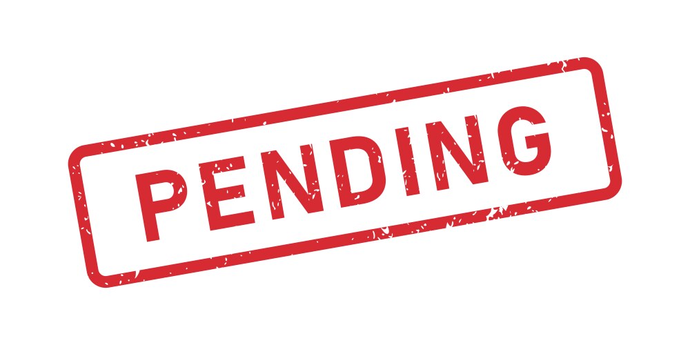 Completed grunge red stamp icon finished Vector Image