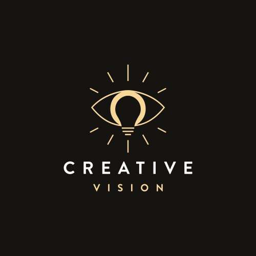 Vision logo Royalty Free Vector Image - VectorStock