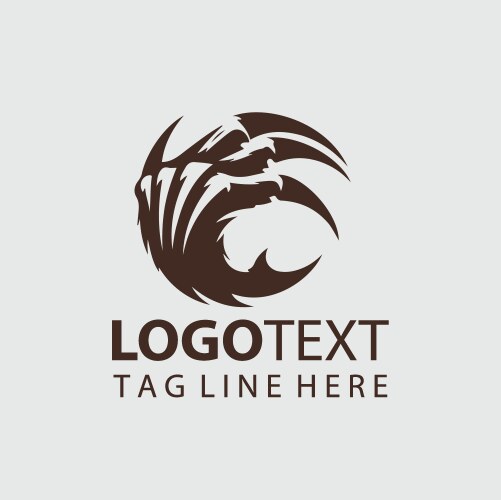 Claw logo Royalty Free Vector Image - VectorStock