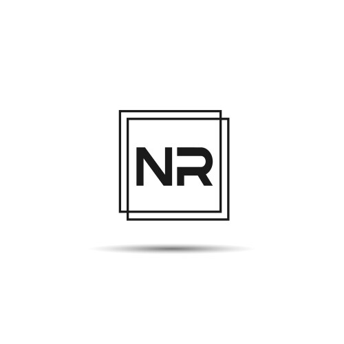 Symbol with combination letter k and line square Vector Image