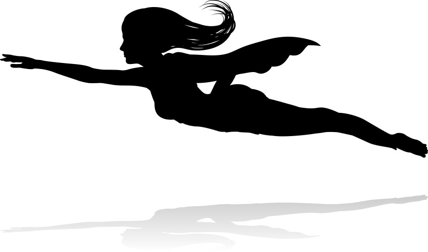Female Super Hero Outline Vector Images (over 340)