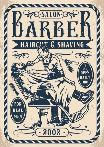 Barber Sticker Vector Images (over 4,600)
