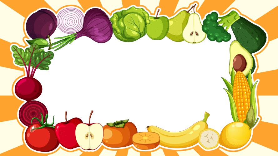 Border Vegetable Vector Images (over 10,000)