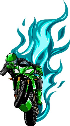 Sport superbike motorcycle Royalty Free Vector Image