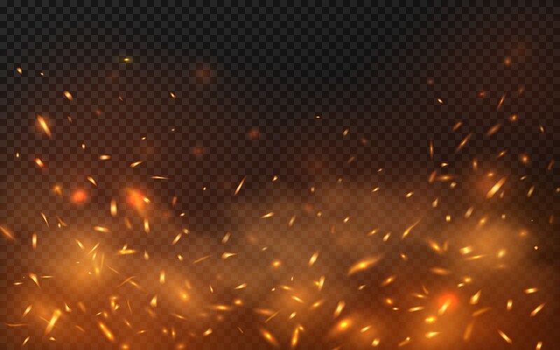 Particles Fire Vector Images (over 7,400)