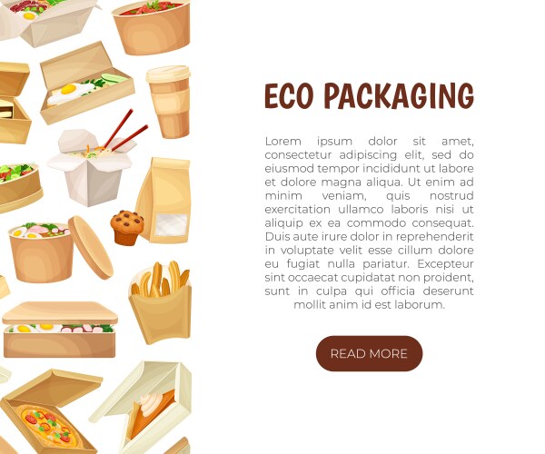 Closed crumpled cardboard box with tape Royalty Free Vector