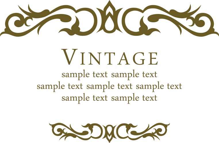 Frame design Royalty Free Vector Image - VectorStock