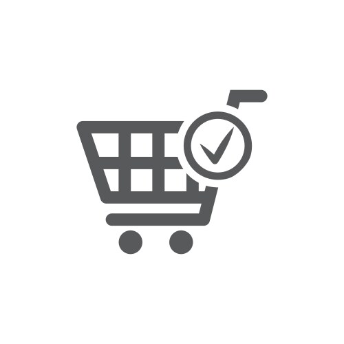 Purchase order icon on white Royalty Free Vector Image