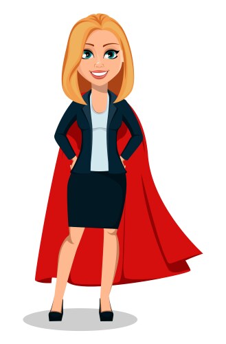 Business woman in office style clothes Royalty Free Vector