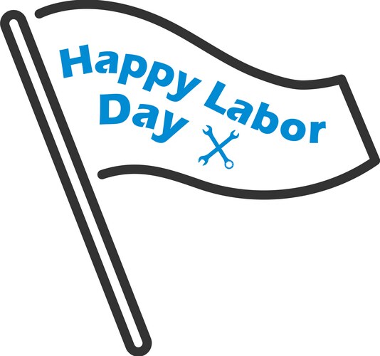 Labor day icon Royalty Free Vector Image - VectorStock
