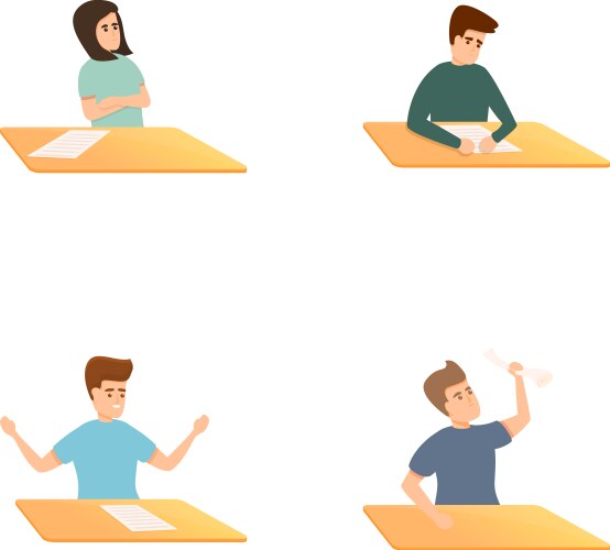 Exam Cartoon Vector Images (over 23,000)