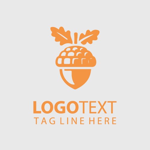 Acorn logo Royalty Free Vector Image - VectorStock