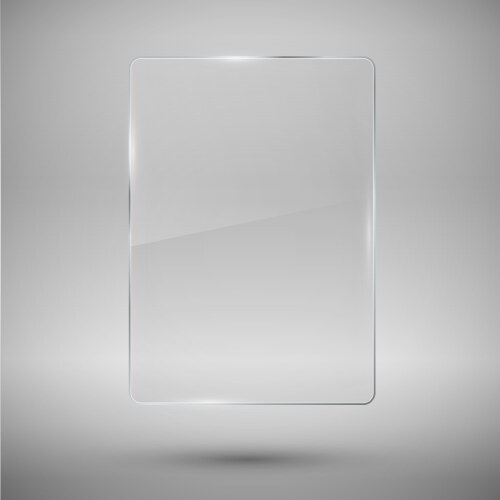 Plastic glass Royalty Free Vector Image - VectorStock