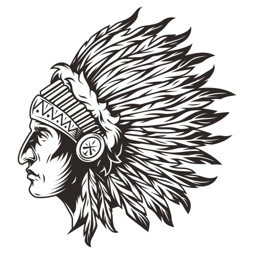 Indian Chief Head Vector Images (over 3,800)