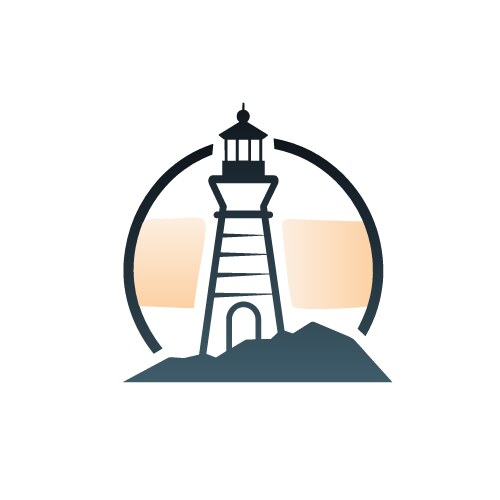 System software development filled gradient logo Vector Image