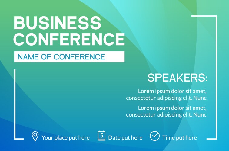 Conference Invitation Vector Images (over 2,800)