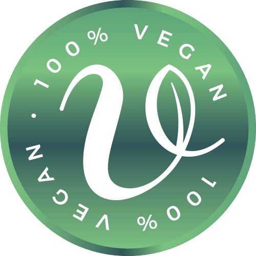 Bioactive product formula recipe icon logo badge Vector Image