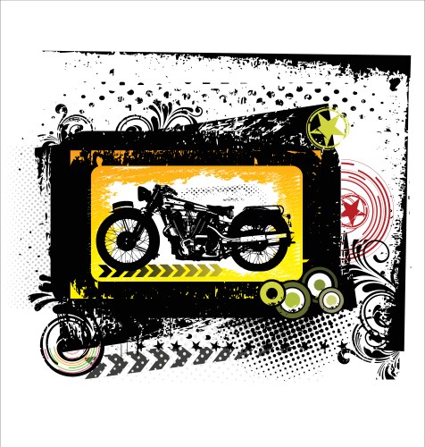 Motorcycle background Royalty Free Vector Image