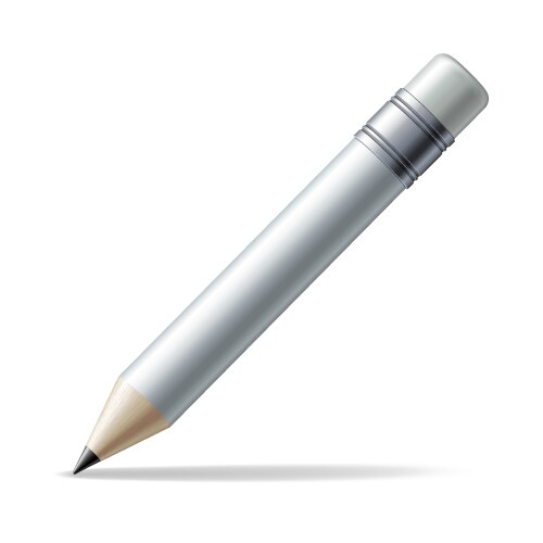 Pencil and notepad icon Royalty Free Vector Image