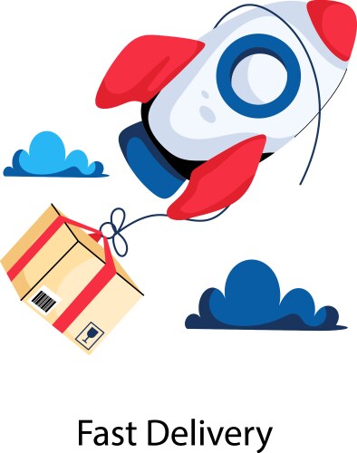 Fast Delivery Rocket Vector Images (over 730)