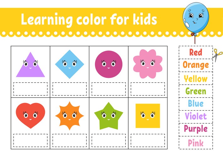 Logical rows for kids Royalty Free Vector Image