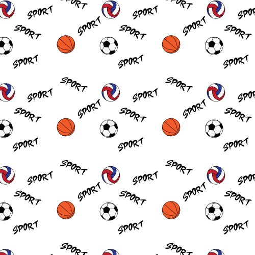 Sports Seamless Pattern Vector Images (over 62,000)