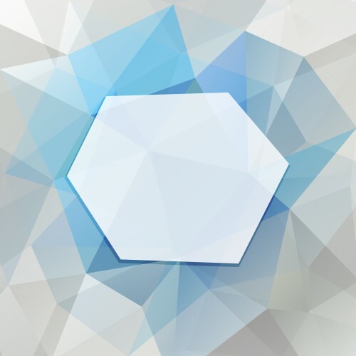 Blue background with geometric square shapes Vector Image
