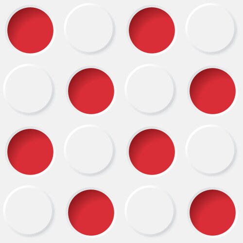 Red and white polka dot seamless repeating pattern