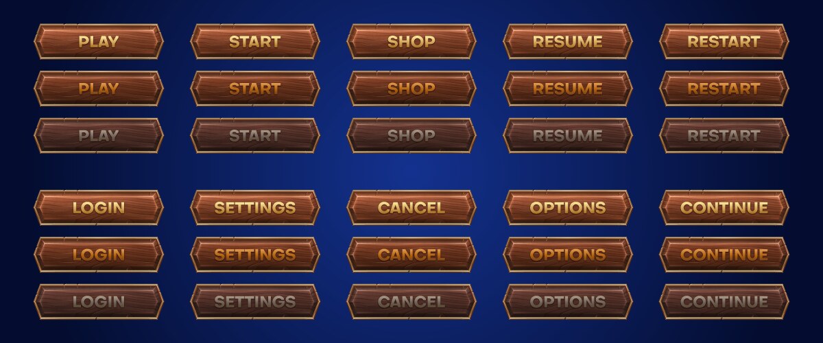 Start Game Button Play Vector Images (over 3,400)