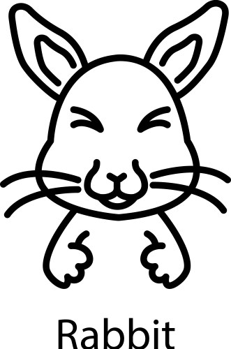 Rabbit Outline Vector Images (over 23,000)