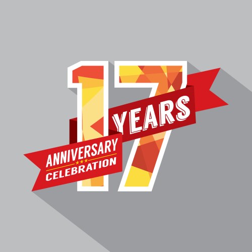17th Anniversary Vector Images (over 1,200)