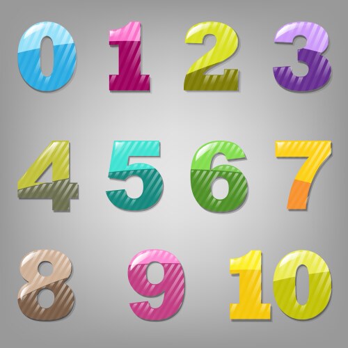 Number Cartoon Vector Images (over 78,000)