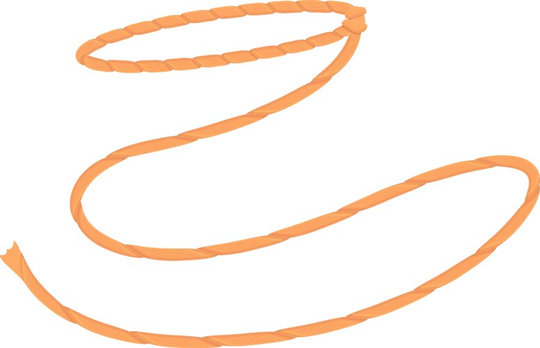 Wild lasso icon cartoon style Royalty Free Vector Image