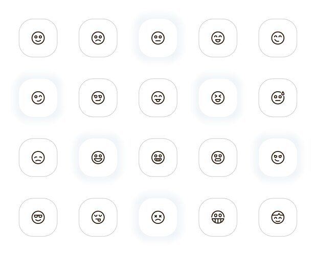 Line Emojis Vector Images (over 19,000)