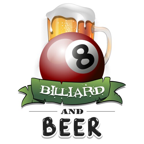 Twisted Dragon Billiard Ball Royalty Free Vector Image