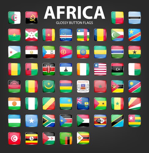 Africa Countries Flags Vector Images (over 58,000)