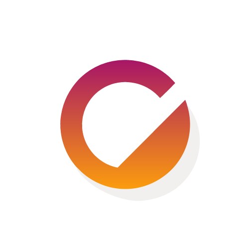 Software design service filled gradient logo Vector Image