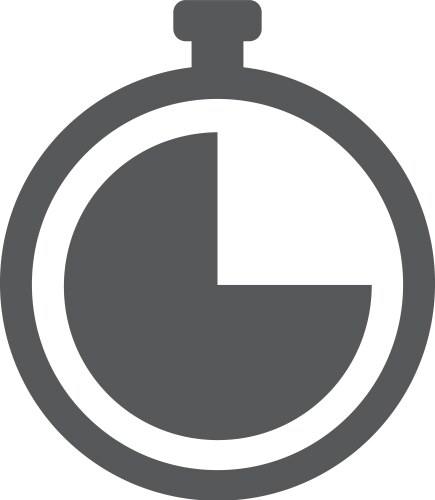 5 minutes timer stopwatch or countdown icon time Vector Image