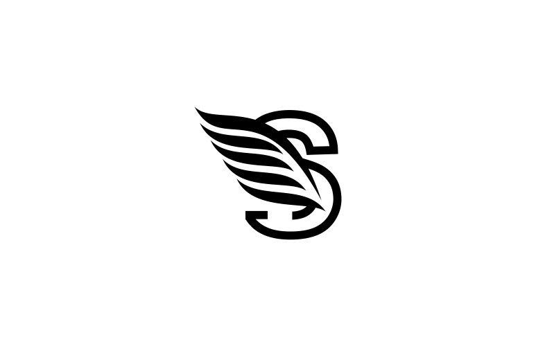 Letter S Wing Logo Vector Images (over 560)