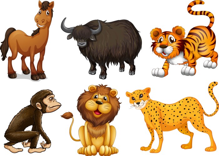 Four Legged Animals Vector Images (over 2,000)