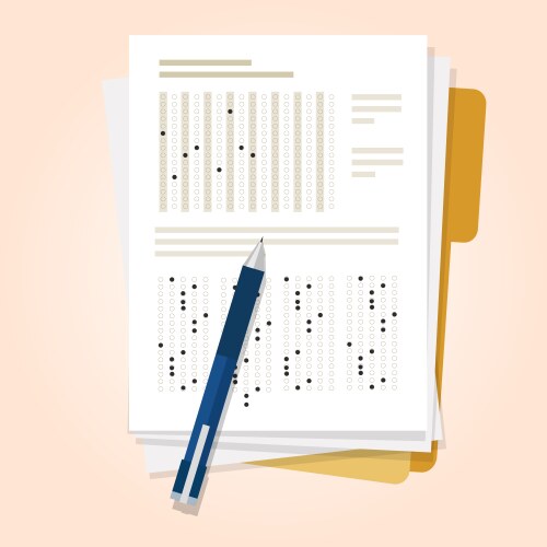 Multiple Choice Test Vector Images (over 440)