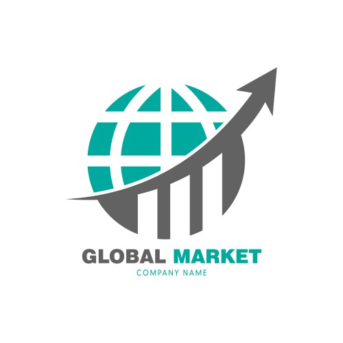 Circle flying logo design concept template Vector Image