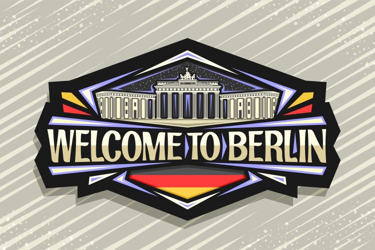 Logo for berlin Royalty Free Vector Image - VectorStock