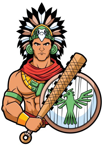 Aztec Warrior Vector Images (over 1,700)