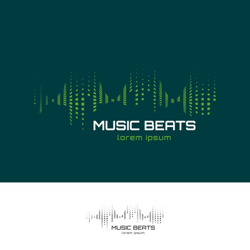 Logo Beat Music Vector Images (over 8,300)
