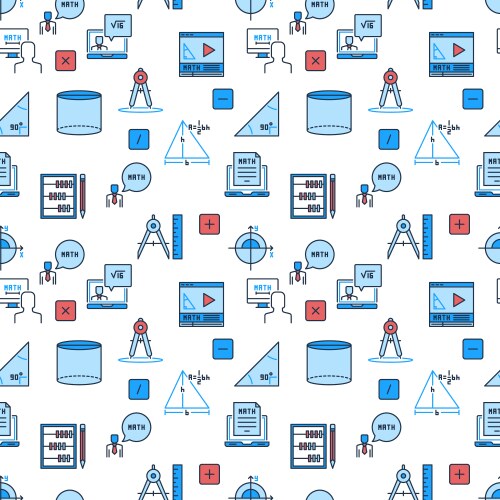 Doodle math formula with mathematics font Vector Image