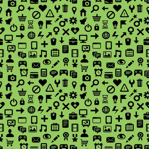 Colorful internet seamless pattern Royalty Free Vector Image